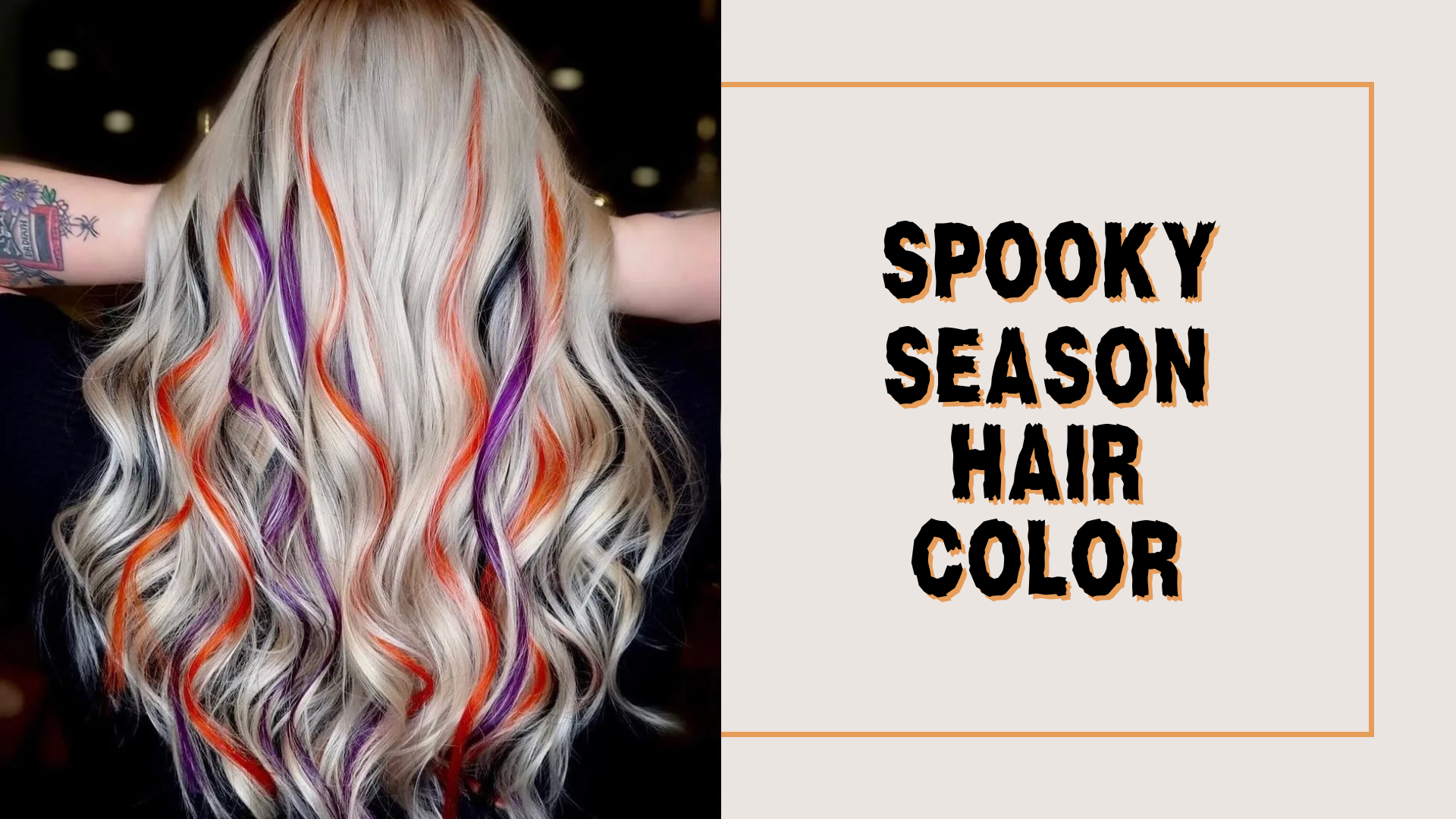 how to color hair for halloween